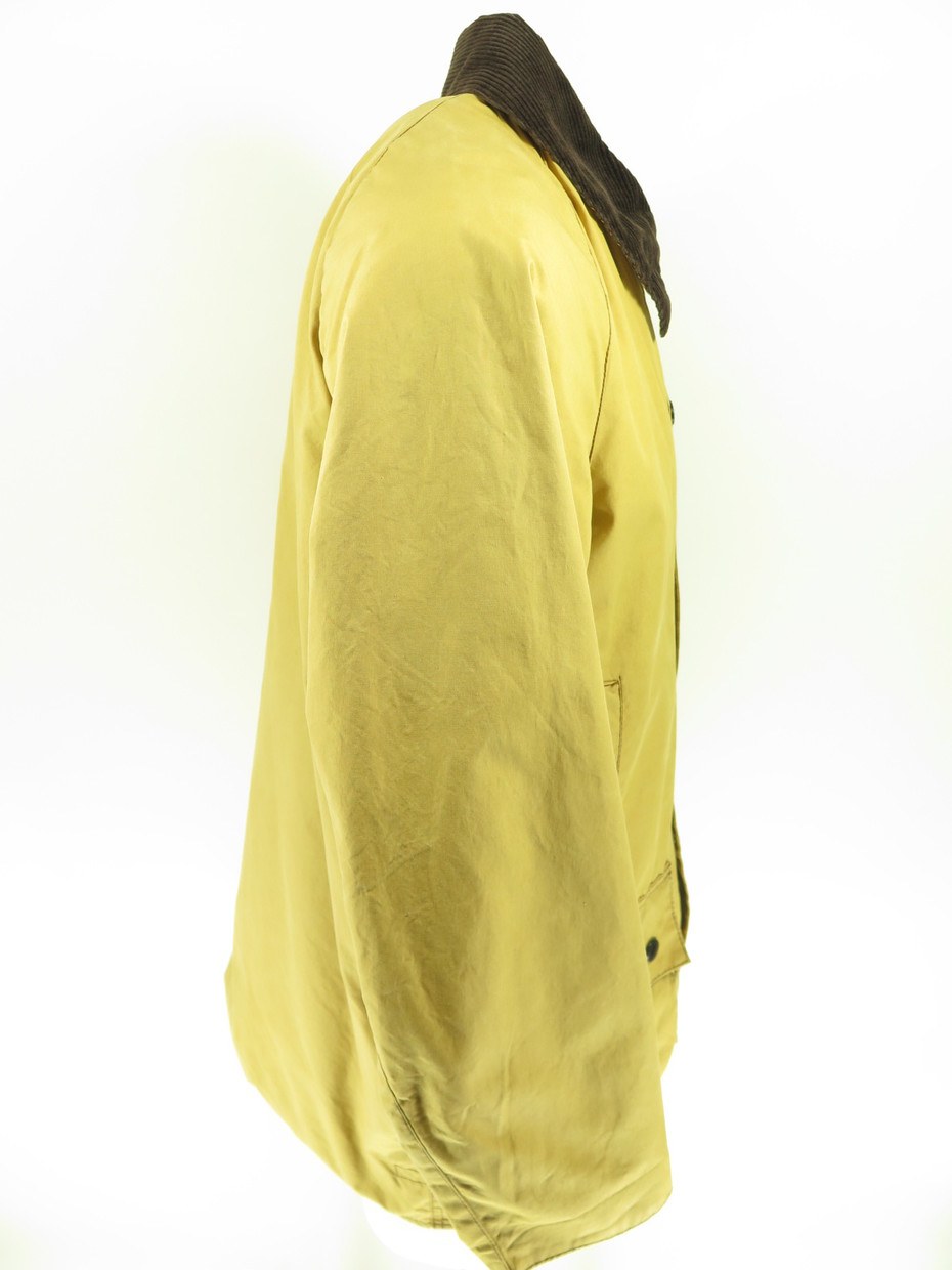 Vintage 80s Barbour Hunting Jacket Mens XL Plaid Liner Brown England ...