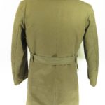 Vintage 40s Olympia Canvas Shearling Overcoat Coat Men M Swedish Double ...