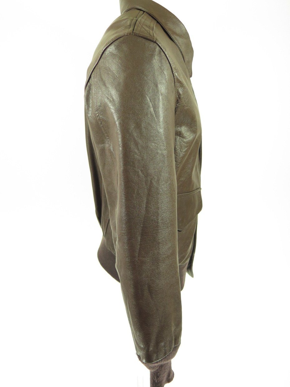 Vintage Cooper Type A-2 Leather Flight Jacket 44 or Large Goatskin ...