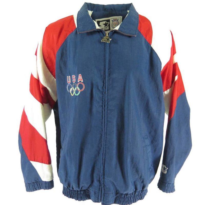 Vintage 90s Team USA Olympics Starter Jacket Mens 2XL Eagle Atlanta ...