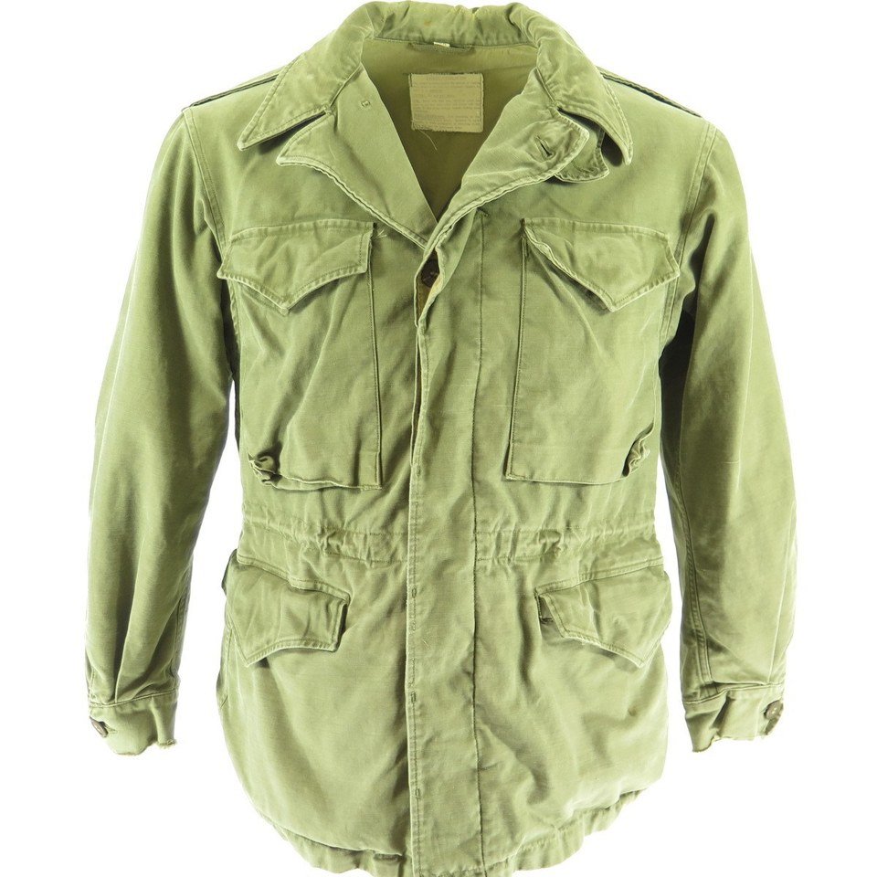 Vtg 40s WWII Era M-1943 Military Field Jacket Coat 36 R | The Clothing ...