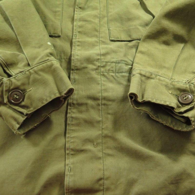 Vintage 40s M-43 Field Jacket 36 WWII Cotton Sateen Army Military ...