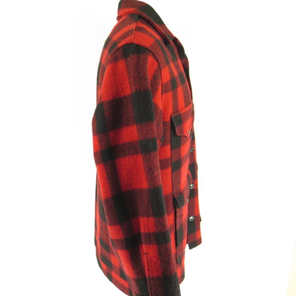 Vtg CC Filson Mackinaw Cruiser Seattle Wool Hunting Coat Jacket 46 ...