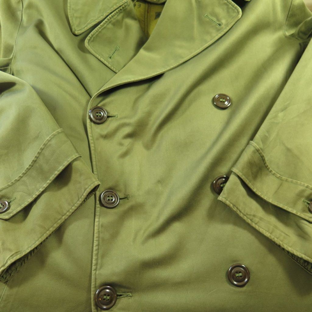 Vintage 40s Air Defense Field Overcoat Coat Medium US Army Wool Liner ...