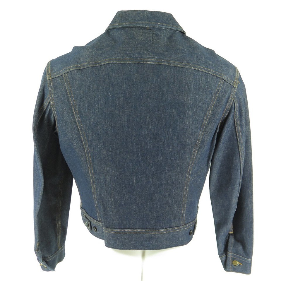 Vintage 60s Lee Union Black Tag Denim Indigo Jacket Deadstock | The ...