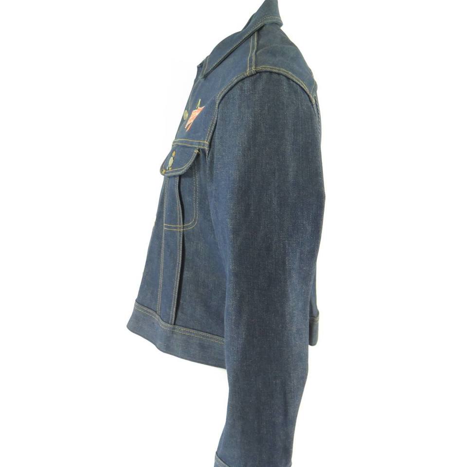 Vintage 60s Lee Union Black Tag Denim Indigo Jacket Deadstock | The ...