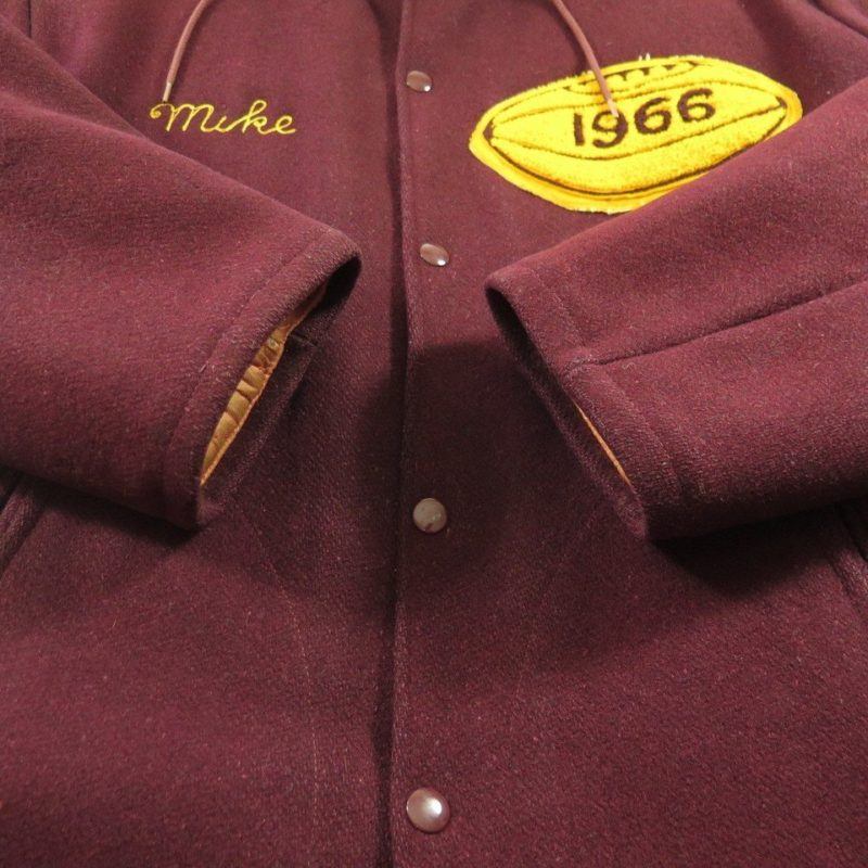 Vintage 60s Varsity Letterman Jacket M Empire Black Tag Hooded Lions ...