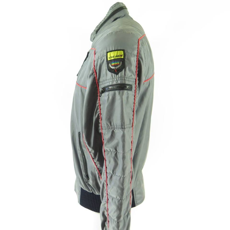 Vintage 80s Retro Style Auto Ferrari Racing Jacket Mens M Patches | The ...