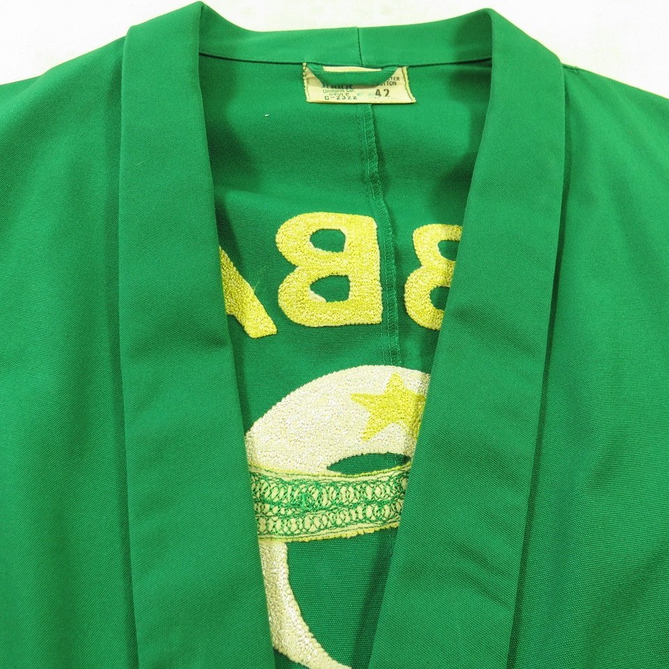 Vintage 60s Sabbar Shriners Jacket 42 or Large Embroidered Chain Stitch ...