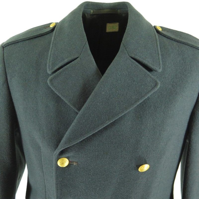 Vintage 80s Swedish Military D92 Overcoat 40 or 42 R Wool Coat Embossed ...