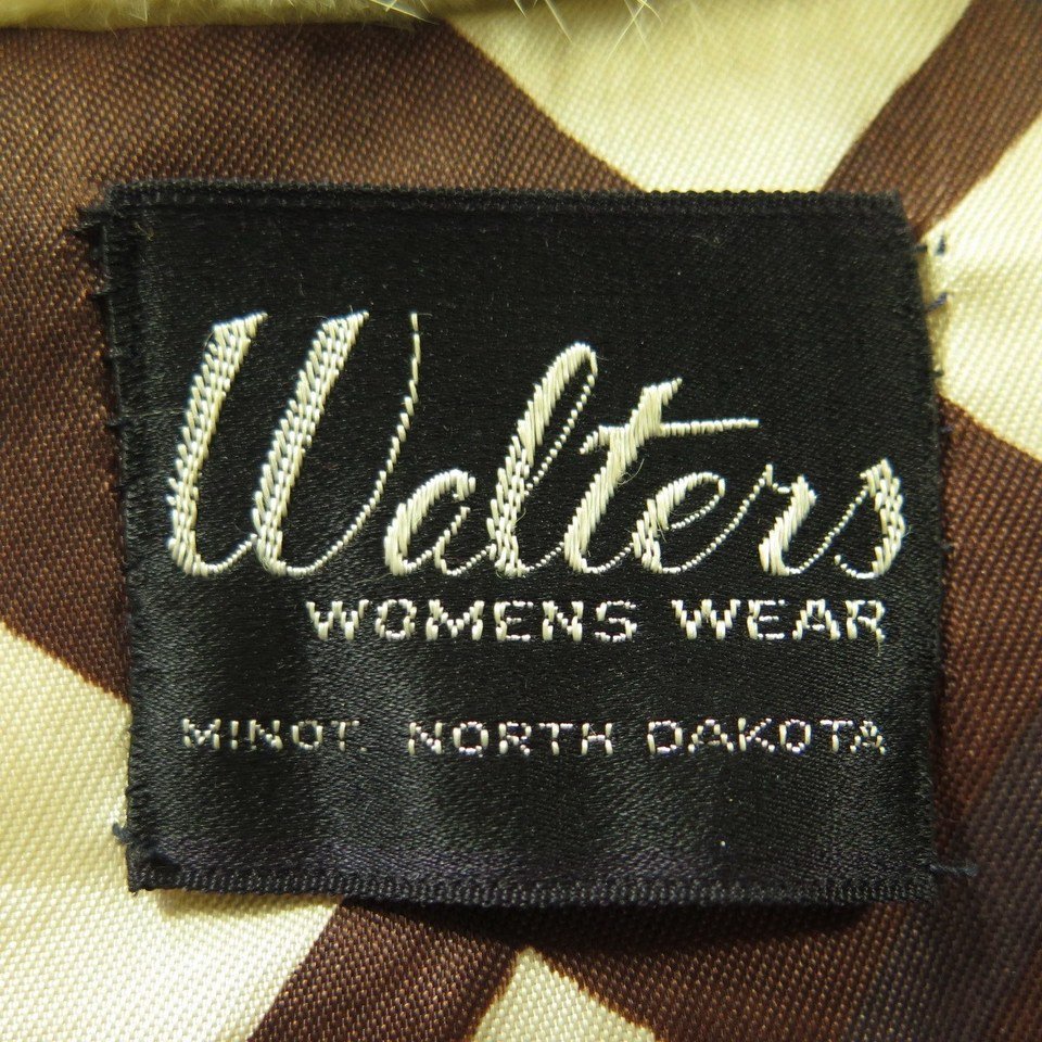 Vintage 70s Mink Fur Coat Overcoat Womens Medium Long USA Made | The ...