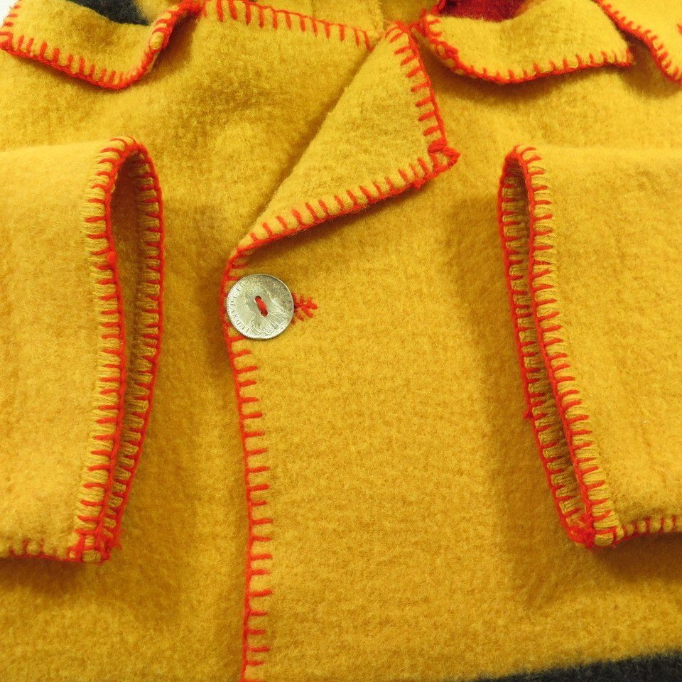 Vintage 80s Five Point Blanket Coat Mens XL Earlys of Witney Wool Horse ...