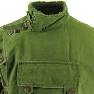 Vintage 60s Swedish Army Motorcycle Jacket Mens C50 Military Tanker ...