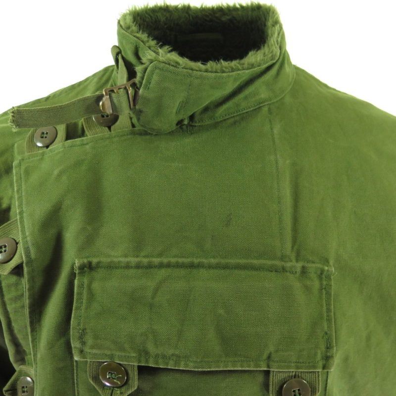 Vintage 60s Swedish Army Motorcycle Jacket Mens C50 Military Tanker ...