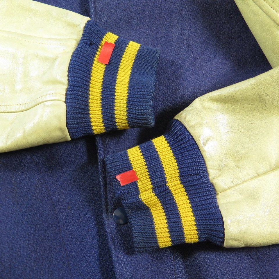 Vintage 60s Varsity Jacket 44 Skagway Alaska Panthers Chenille Patches ...