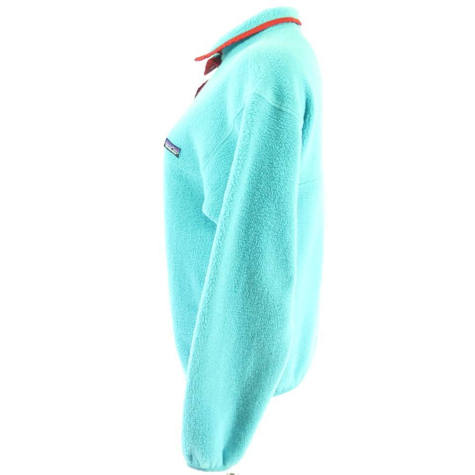Vintage 80s Patagonia Fleece Jacket Womens 8 Blue USA Made | The ...