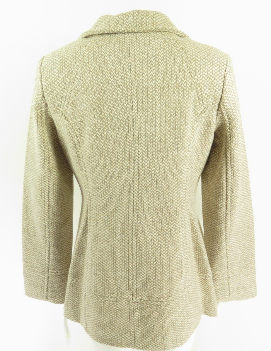 Jessica Simpson Jacket Womens Medium 8 New Gold Wool Rayon Blend NWT ...