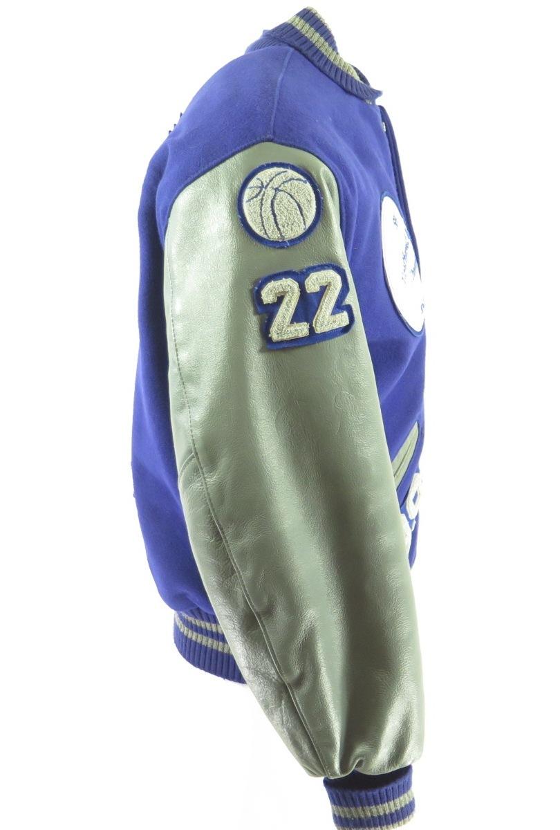 Vintage 90s Westview Knights DeLong Varsity Jacket L Basketball Leather ...