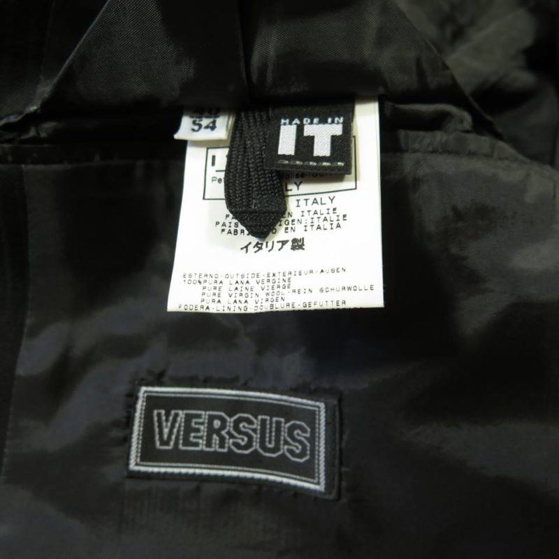 Versace Versus Jacket Suit Jacket Mens 40 Pants 36 x 29 Italy Made Wool ...