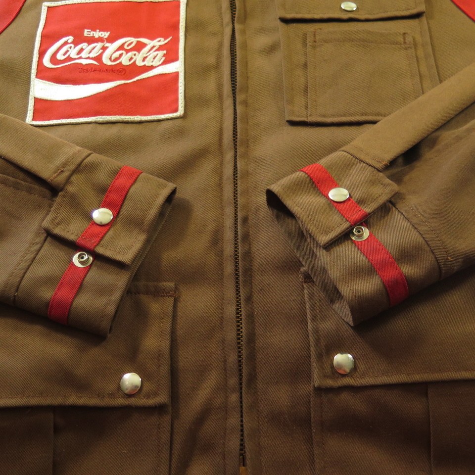 Vintage 60s Coca-Cola Work Jacket Mens 38 Long USA Made Riverside ...