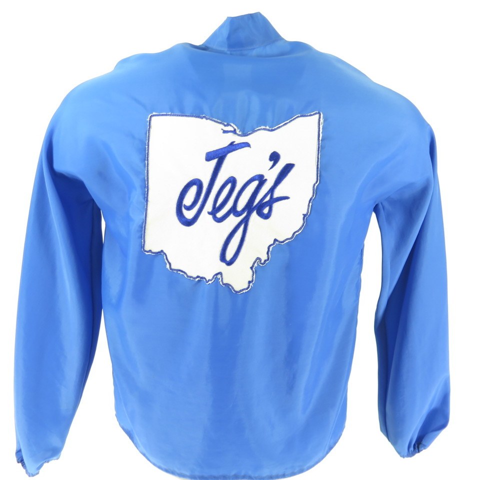 Vintage 60s Ford Racing Team Jacket Mens S Talon NHRA Blue Stripe ...