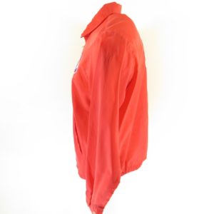 Vintage 60s STP Racing Jacket Mens M Red Patches Windbreaker | The Clothing Vault