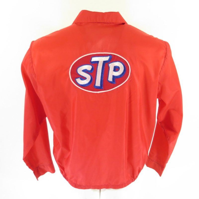 Vintage 60s STP Racing Jacket Mens M Red Patches Windbreaker | The ...
