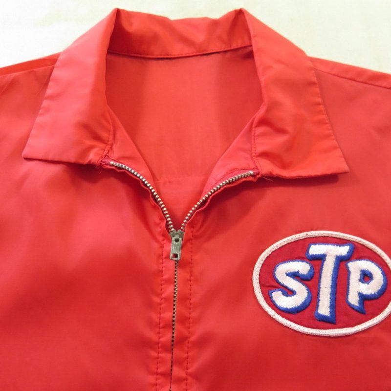 Vintage 60s STP Racing Jacket Mens M Red Patches Windbreaker | The ...