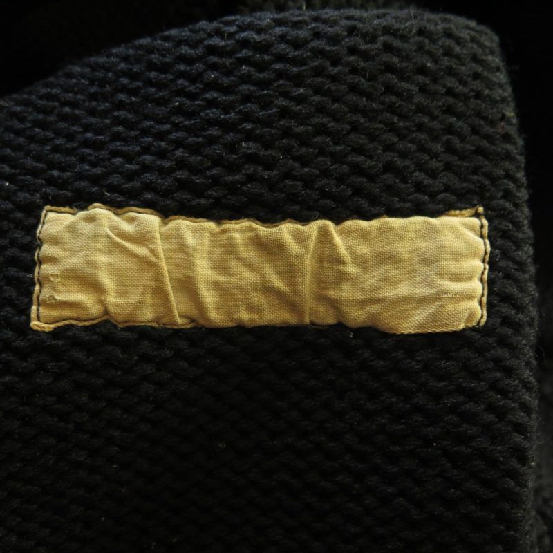Vintage 50s Varsity Letterman Sweater Mens M Black A Patch College ...