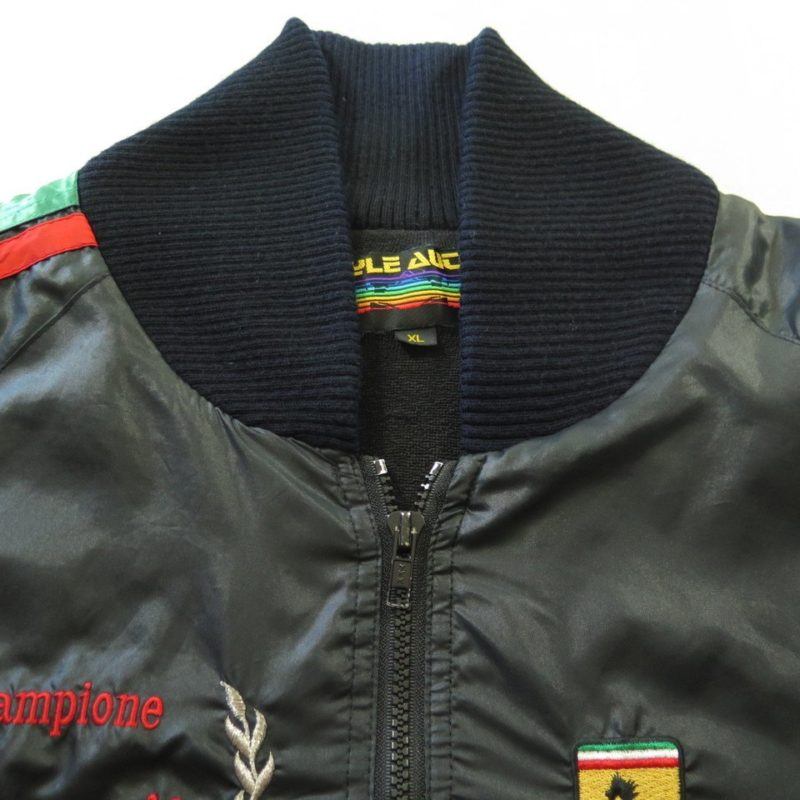 Vintage 80s Ferrari Racing Jacket Mens XL Style Auto Campione Del Mondo ...
