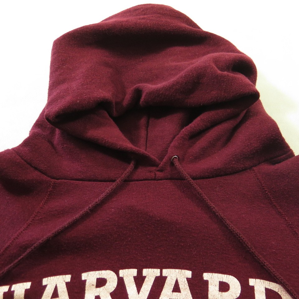 Vintage 90s Harvard University Hoodie Sweatshirt Crest Print L Kangaroo ...