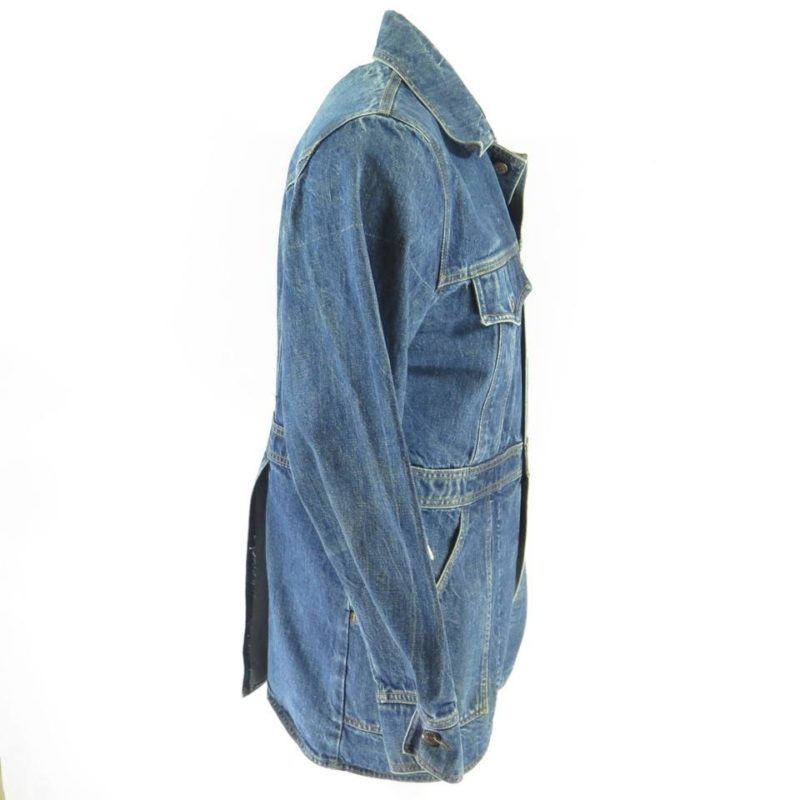 Vintage 70s Levis Long Denim Jacket Men L Orange Tab Work Hippie Blue ... Vintage 70s Levis Long Denim Jacket Men L Orange Tab Work Hippie Blue ...