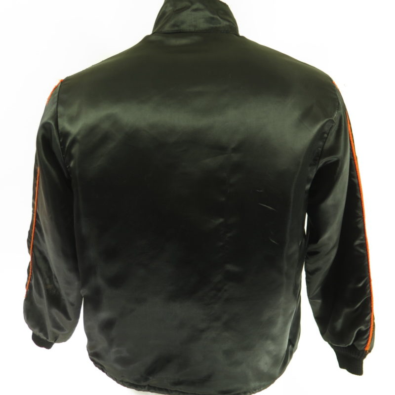 Vintage 70s Mustang Racing Jacket Mens L Crest Horizon Classic Car ...