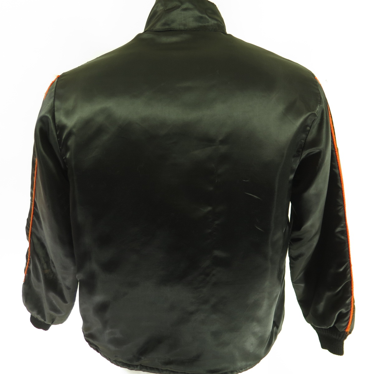 Vintage 70s Mustang Racing Jacket Mens L Crest Horizon Classic Car ...