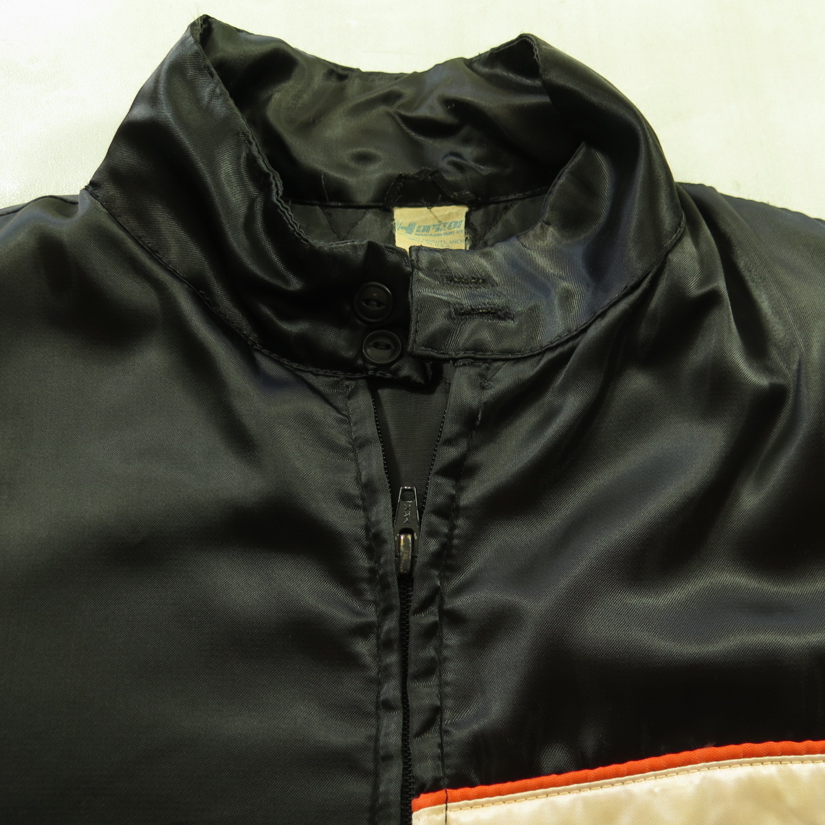 Vintage 70s Mustang Racing Jacket Mens L Crest Horizon Classic Car ...