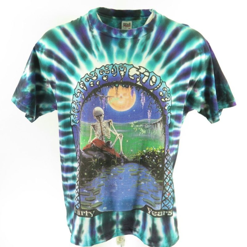 Vintage 1995 Grateful Dead 30 Years T-Shirt XL Tie Dye Anniversary ...