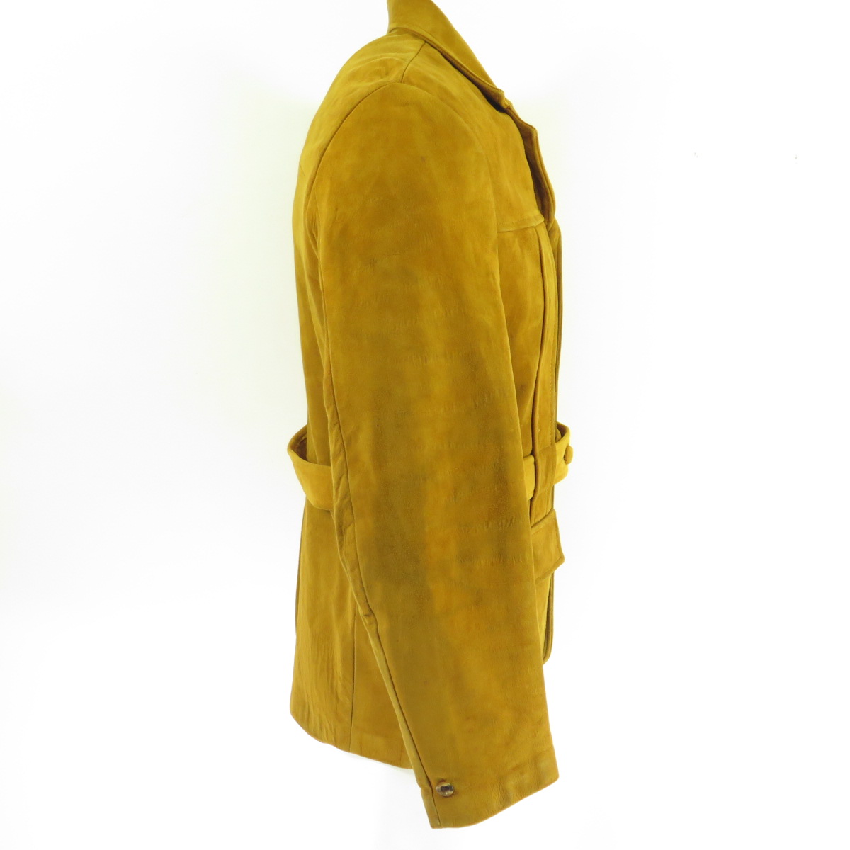Vintage 60s Norfolk Suede Coat Jacket Mens 40 Beige Soft Classic Real ...