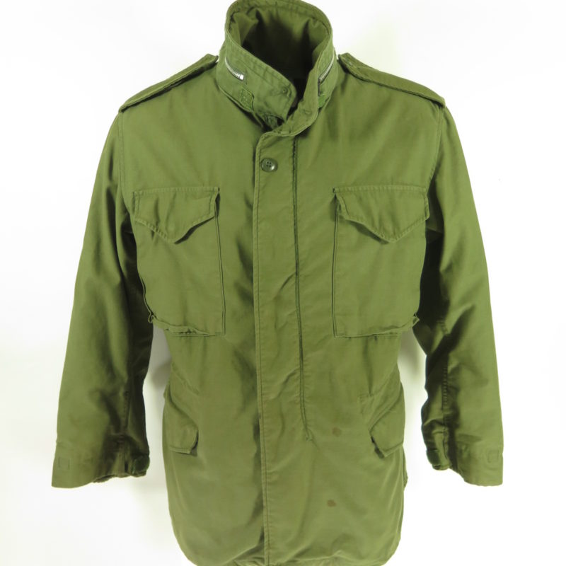 Vintage 60s M-65 US Army Field Jacket Medium Military OG-107 Vietnam ...